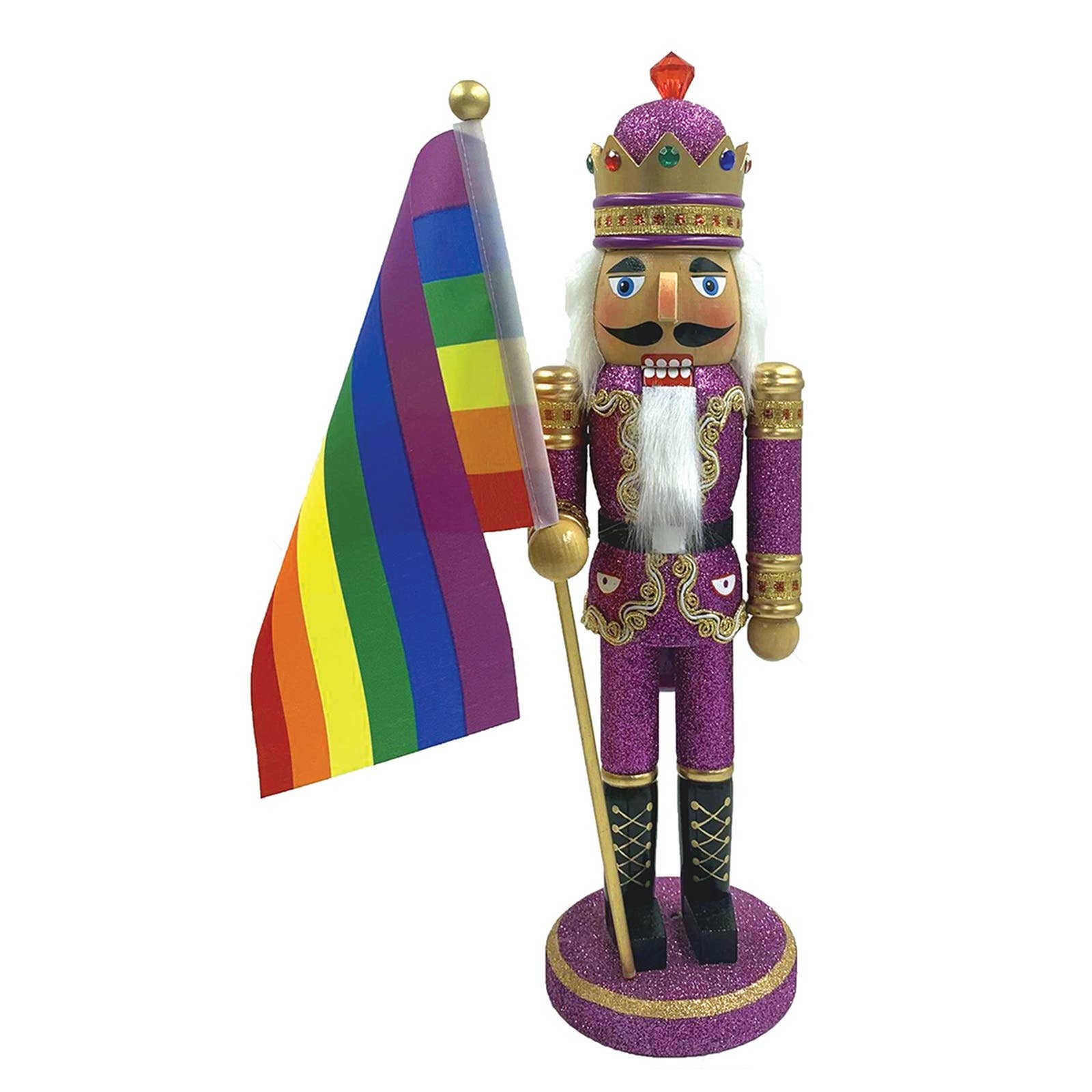 14" Pride Nutcracker | Fig and Fern Home Collection 102 East Johnston ...